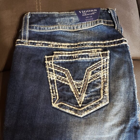Vigoss | Jeans | Vigoss Jeans Dublin Capri Brand New Nwt 8 23 | Poshmark